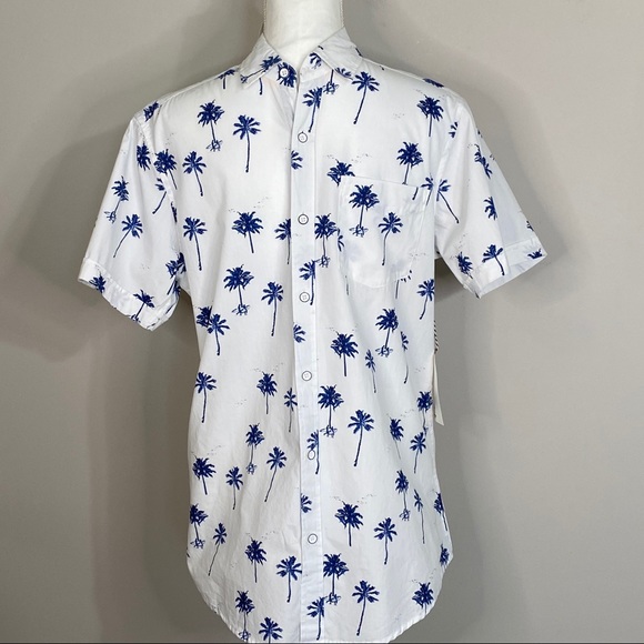 Rugby University | Shirts | Rugby University Button Down Palm Tree ...